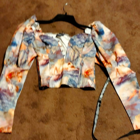 PrettyLittleThing | Tops | Renaissance Top From Plt | Poshmark